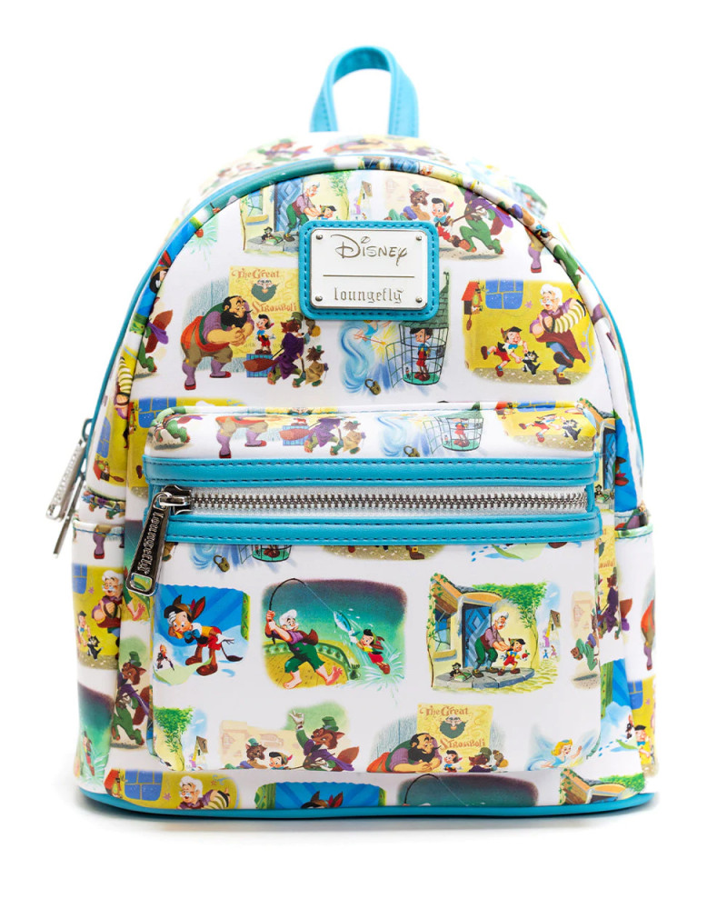 DISNEY PINOCCHIO LITTLE GOLDEN BOOK SCENES AOP MINI BACKPACK ...