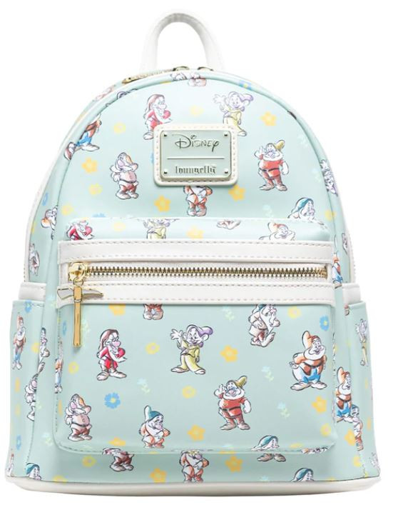 Snow White and the Seven Dwarfs Green Mini Backpack - Loungefly | Pin & Pop