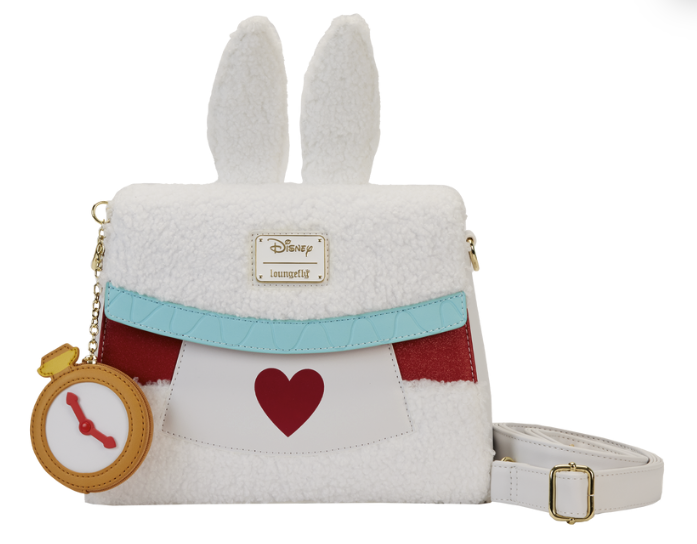 Alice in Wonderland White Rabbit Cosplay Crossbody Bag - Loungefly ...