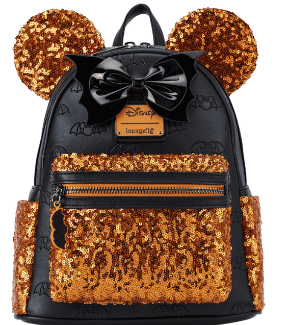 Minnie Mouse Exclusive Halloween Sequin Mini Backpack - Loungefly | Pin ...