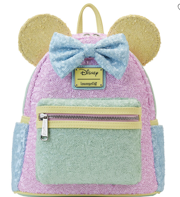 Limited Edition Exclusive - Minnie Mouse Pastel Sequin Mini Backpack ...
