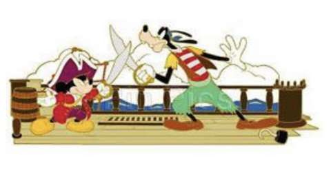 Mickey and Goofy - Pirate Series | Pin & Pop