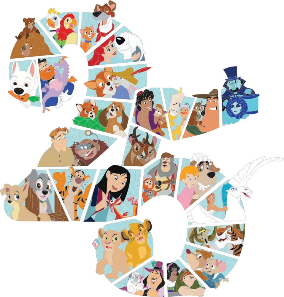 100007 - 25-Pin Mystery Series - 25th Anniversary Mystery Set - Walt ...