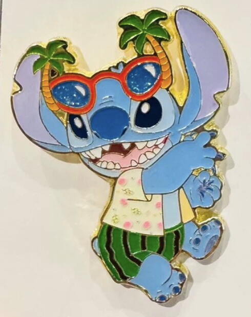 102125 - Summer Stitch - Lilo & Stitch - Shanghai Disney Resort Disney Pin