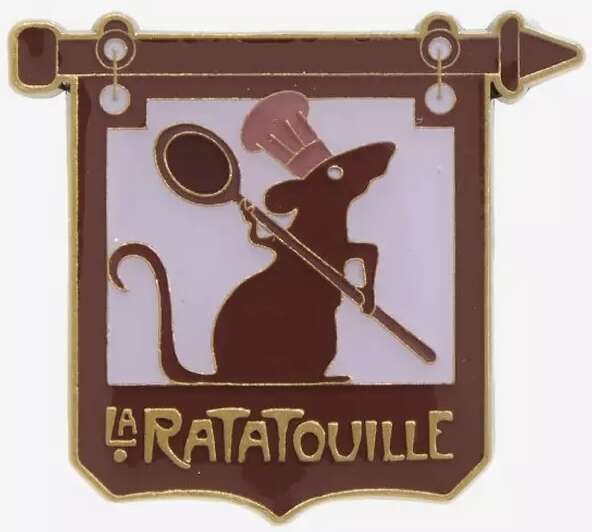 102814 - Ratatouille Sign ONLY - Hot Topic - Pixar - Loungefly Disney Pin