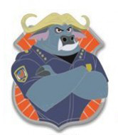 14473 - Chief Bogo Red Badge - Zootopia - Disney Studio Store Hollywood ...