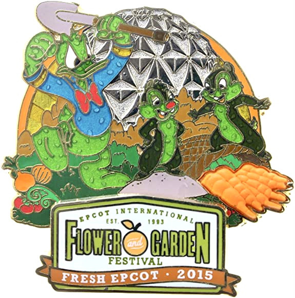 14490 - Donald Duck, Chip and Dale - Epcot International Flower ...