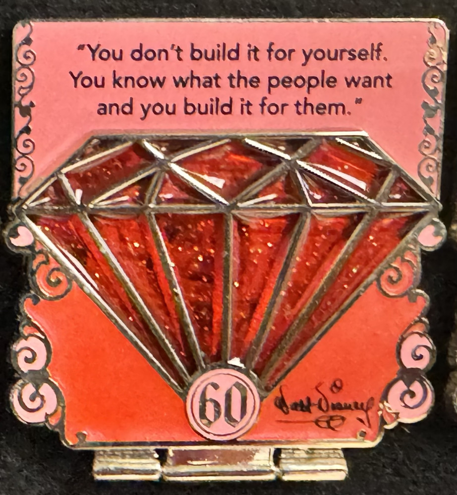 14969 - Walt Disney - Anniversary - Red - Quote - Disneyland 60th ...