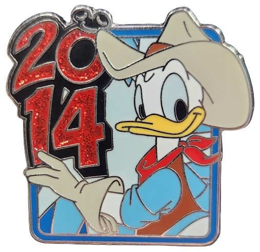 16746 - Cowboy Donald Duck - 2014 Dated Year Mystery