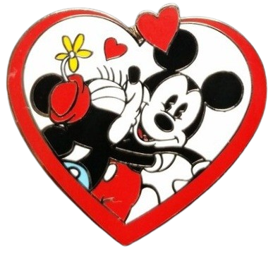 Minnie Mouse Heart Transparent