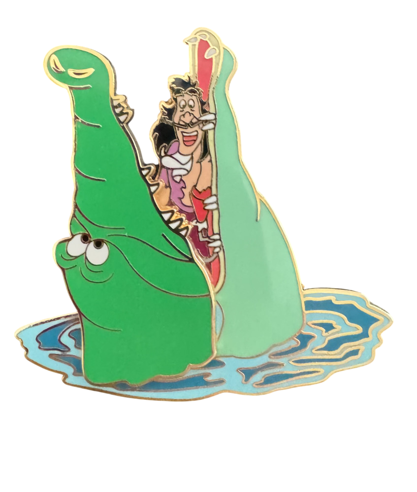 18728 - Captain Hook Eaten by Tick-Tock the Crocodile Hinged - Peter Pan