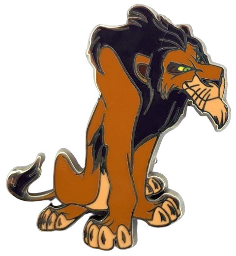 1900 - Hunched Scar - Scar with Hyenas Pin Set