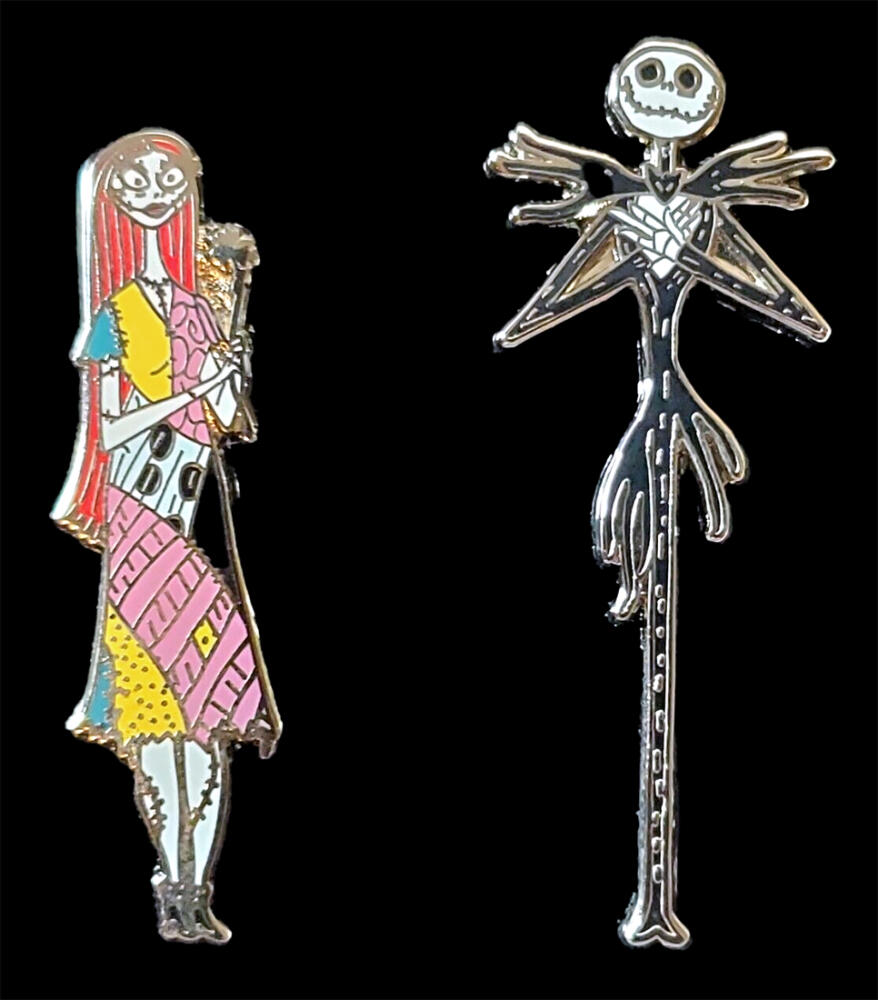 23079 - Jack and Sally 2 Pin Set - The Nightmare Before Christmas