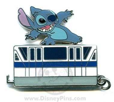 2337 - Stitch - Monorail Pin Collection - Walt Disney World Disney Pin