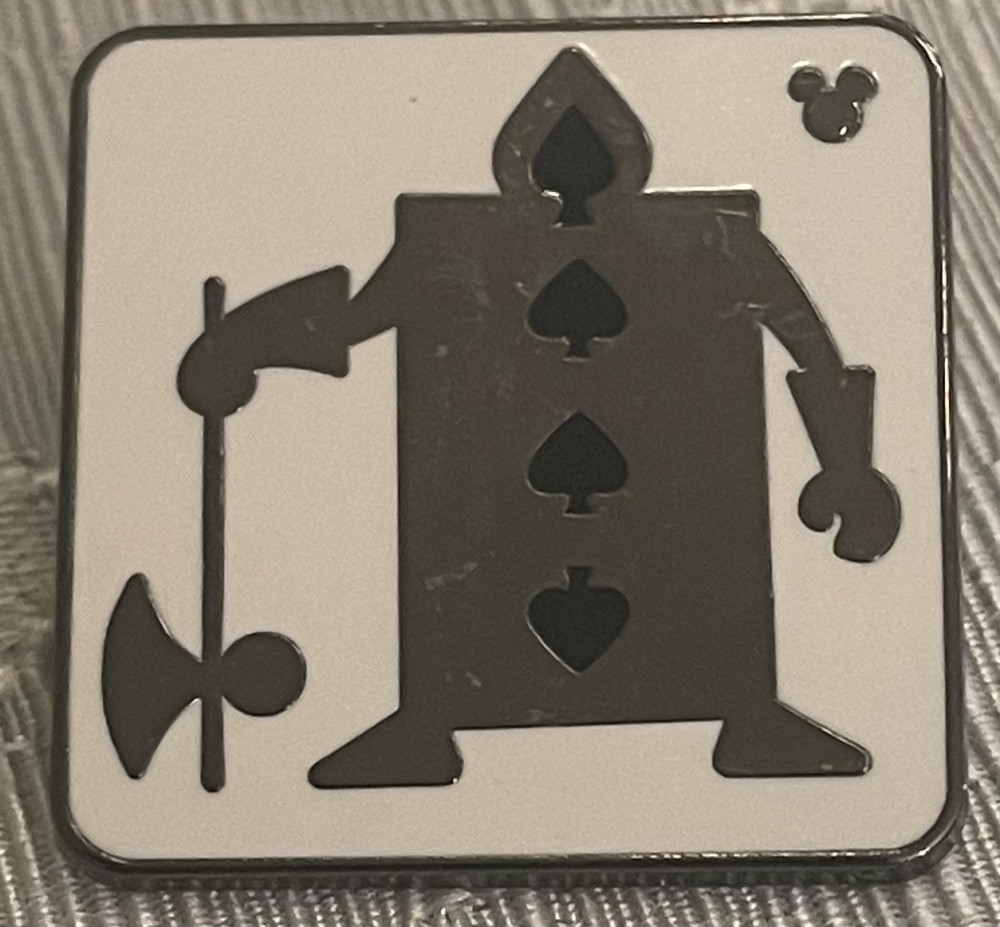 23540 - Three of Spades - 2018 Hidden Mickey - Alice in Wonderland ...