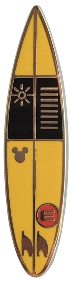 23949 - Wall-E - DLR Hidden Mickey Series 2018 Wave A: Pixar Surfboards ...