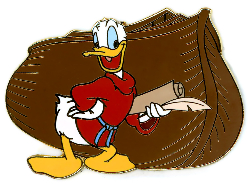 24478 - Donald Duck as Noah in Front of the Ark - Disney Gallery ...