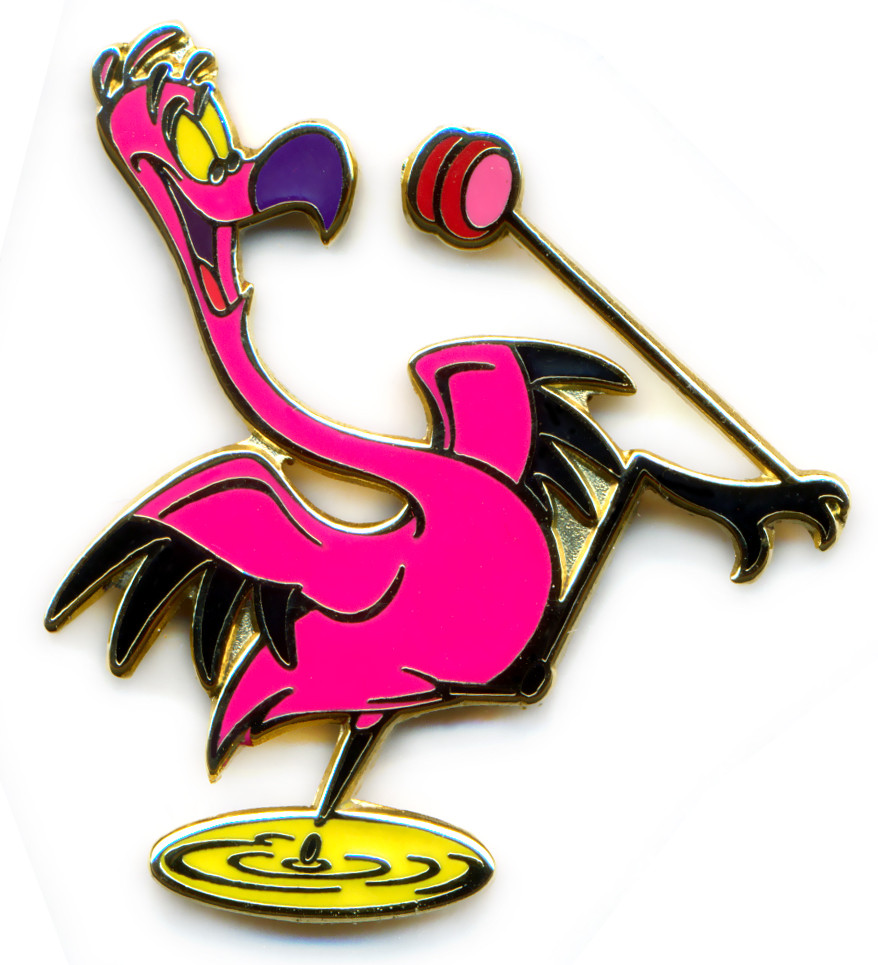 24481 - Pink Flamingo with a Yo-yo - Disney Gallery - Fantasia 2000