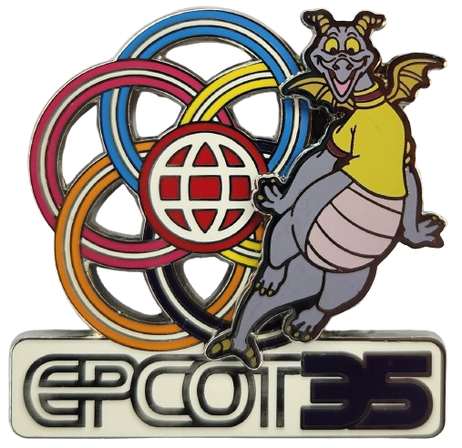 25174 - Figment and Epcot Symbol - Epcot 35th Anniversary - Walt Disney ...