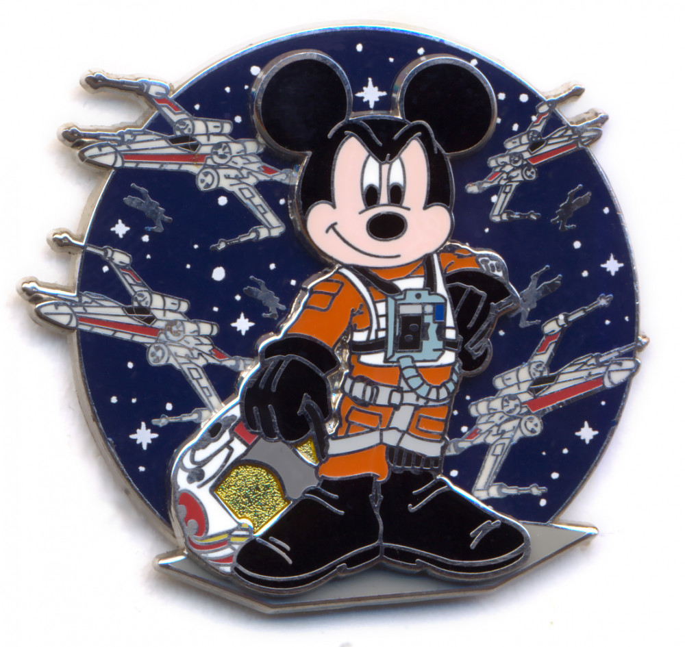 25276 - Mickey Mouse as an X-Wing Pilot - Disney Characters as Star Wars
