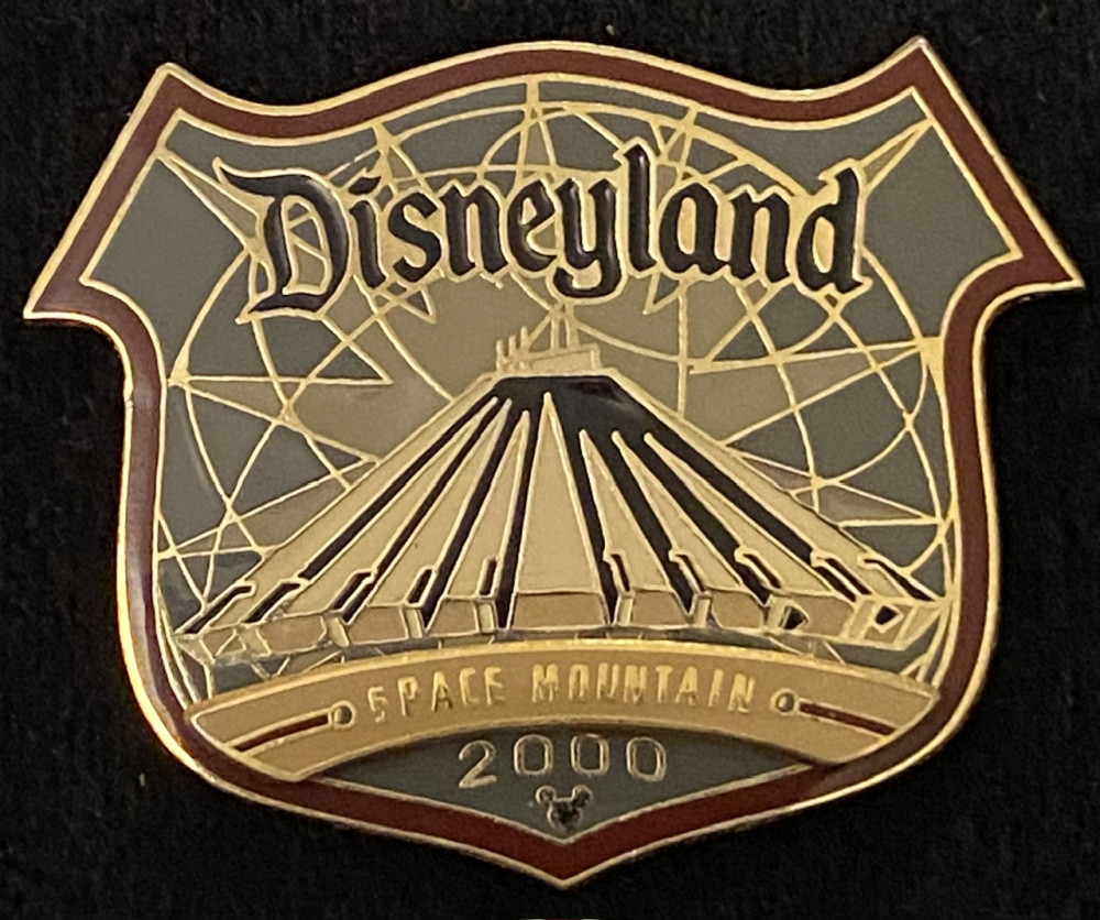 25857 - Space Mountain - Disneyland 2000 Shield - Disneyland Resort ...