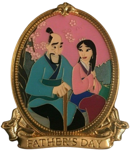 28094 - 2019 - Mulan and Fa Zhou Gold Frame - Father's Day - Walt ...