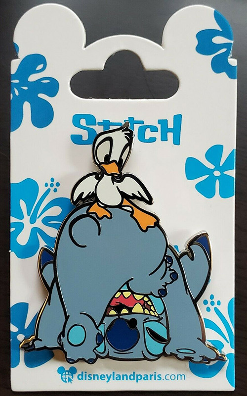 28856 - Stitch & Duck - Stitch - Disneyland Resort Paris Disney Pin