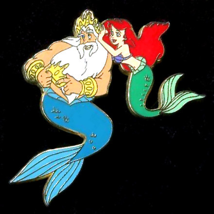 3051 - 2006 - King Triton and Ariel - Father's Day - Disney Auctions ...