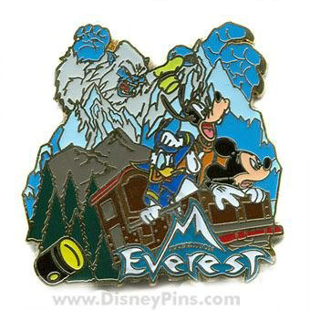 31035 - Yeti, Mickey Mouse, Donald and Goofy - Spotlight E-Ticket ...