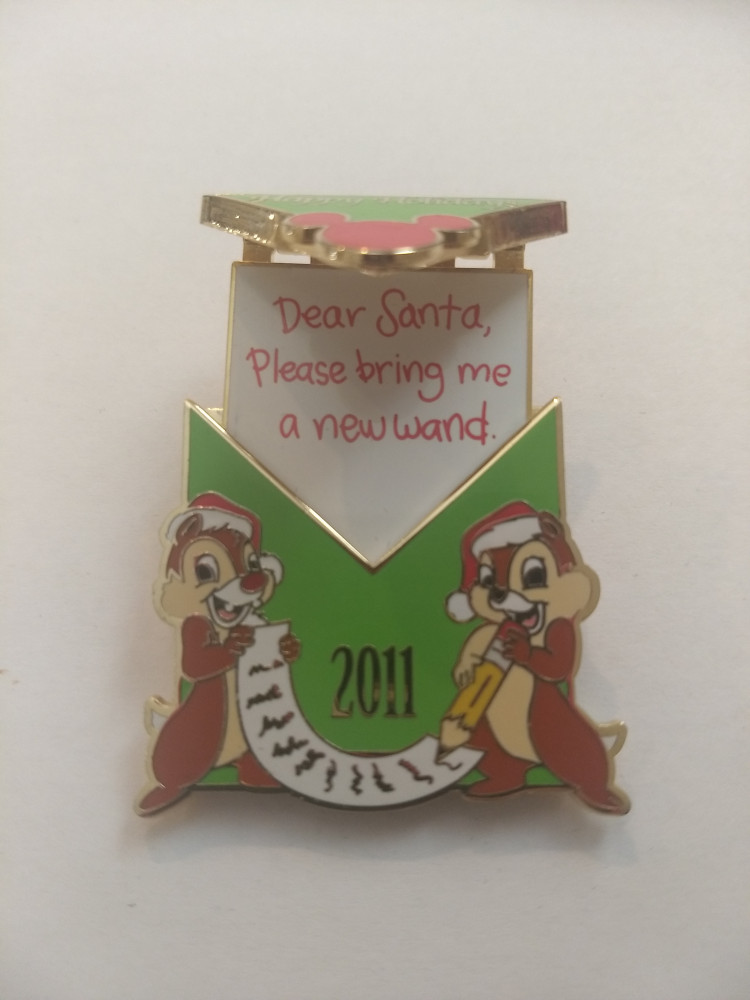 31227 - Chip and Dale (ERROR) - Dear santa - Walt Disney World Disney Pin