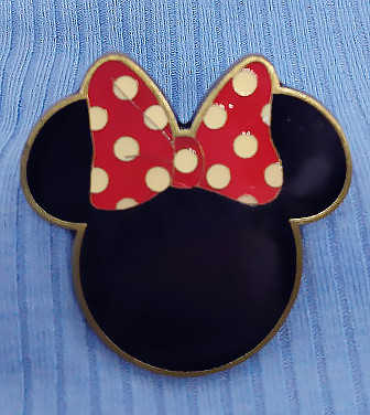 33356 - Minnie Mouse head - Disney Licensed Disney Pin