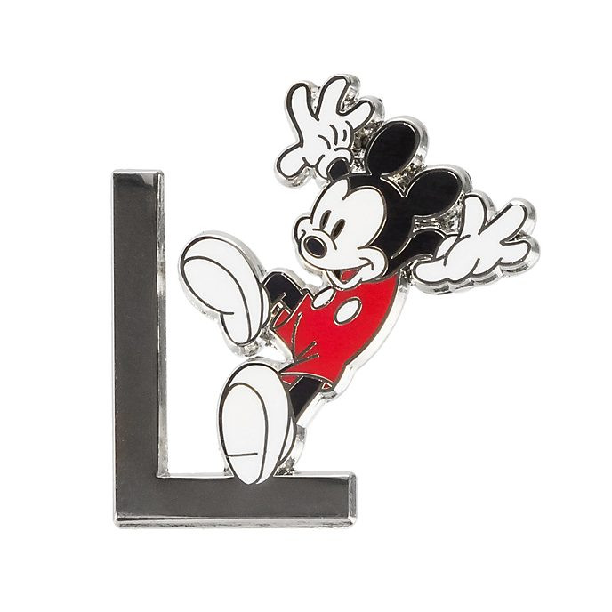 34783 - Mickey Mouse 'L’ Letter Pin - Disneyland Paris Letter ...