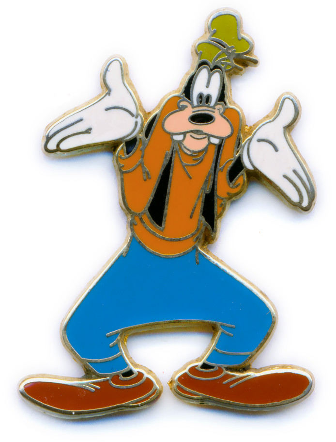 3479 - Goofy Shrugging - Mickey and Friends 5 Pin Set - Disneyland ...