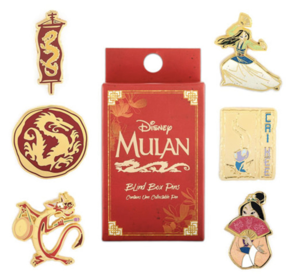 34969 - Unopened Box - Loungefly - Mulan Blind Box - Loungefly Disney Pin
