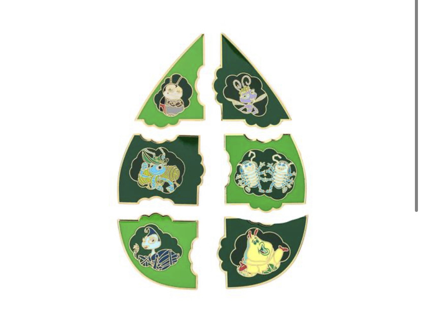 A BUGS LIFE - LEAF - Pixar: A Bugs Life - Leaf Puzzle Blind Box | Pin & Pop