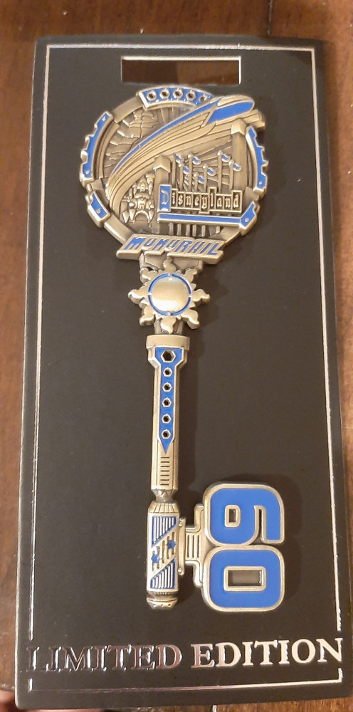36423 - 60th Monorail Key - Attraction Anniversary Keys Collection ...
