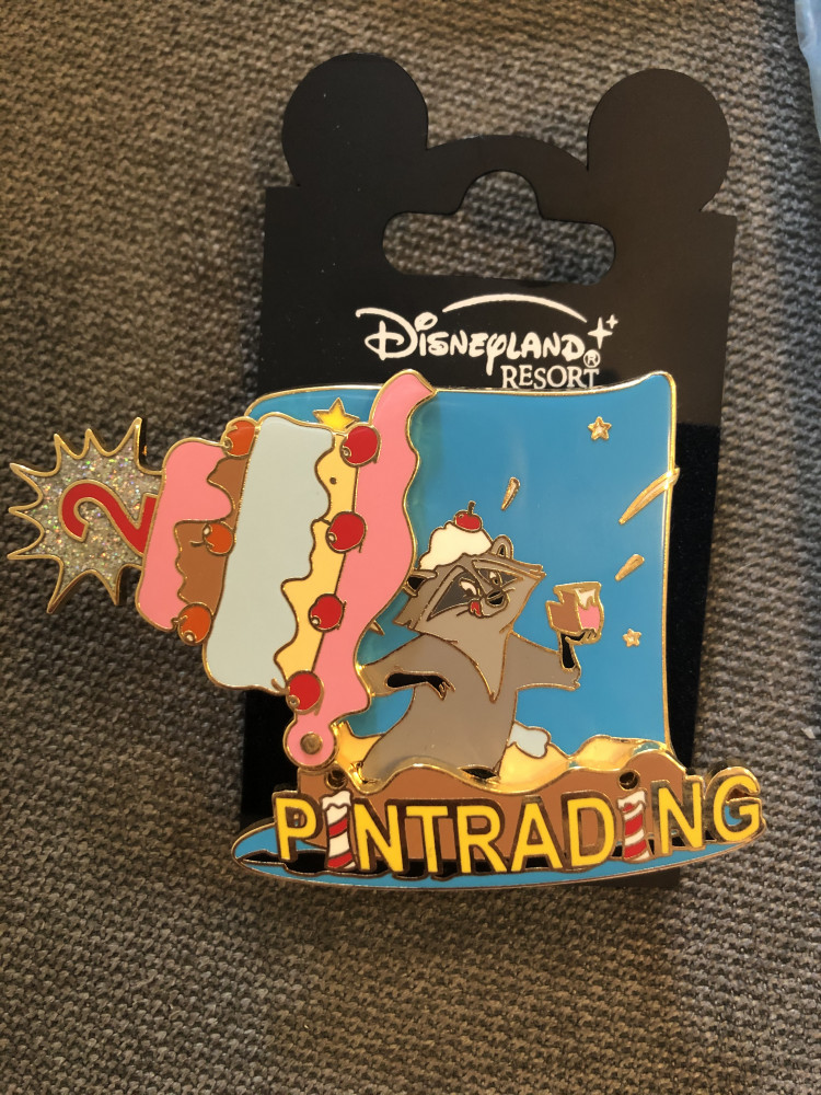 36497 - 2nd Anniversary Meeko Light-Up - Pin Trading - Disneyland ...