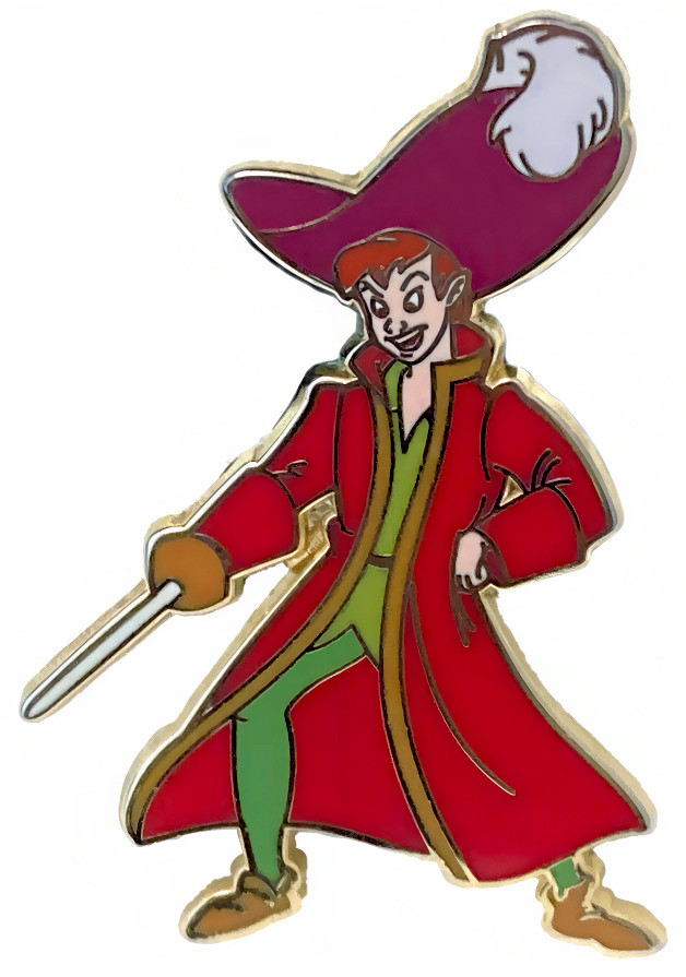 36938 - Peter Pan dressed as Captain Hook - Heroes with Swords Series