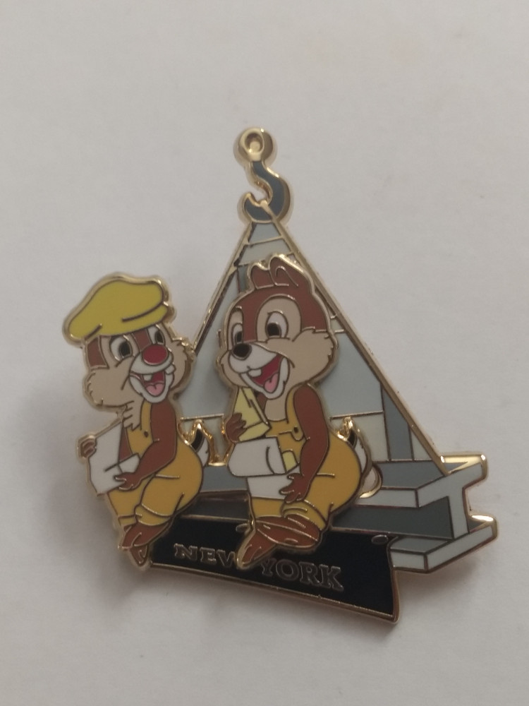 37009 - Chip & Dale New York Construction Workers Slider Pin - World Of ...