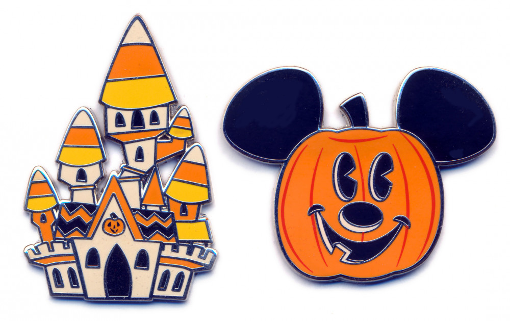 37319 - Halloween Mickey Icon Pumpkin & Candy Corn Castle - Halloween ...