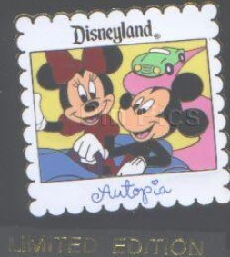 37984 - Autopia - Mickey and Minnie - Wish You Were Here - Disneyland ...