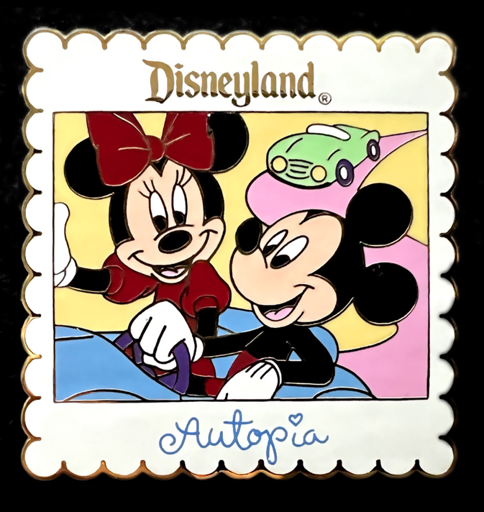 37984 - Autopia - Mickey and Minnie - Wish You Were Here - Disneyland ...