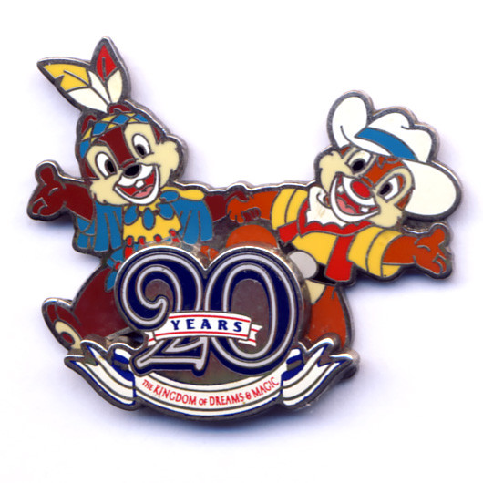 39170 - Native American Chip & Cowboy Dale - Tokyo Disneyland 20 Years ...