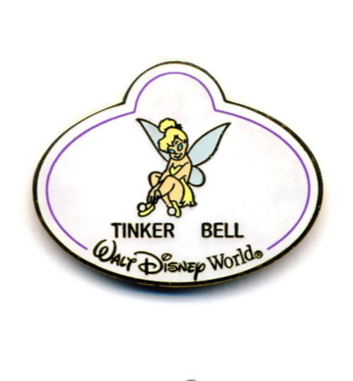 39171 - Tinker Bell - Name Tag Mystery Collectible Pin - Walt Disney ...