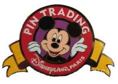 39242 - Mickey Mouse - Pin Trading Logo - Disneyland Resort Paris ...
