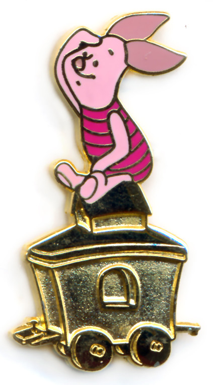 39888 - Piglet - Lanyard Pin Series 2002 - Pooh's Golden Train - Walt ...