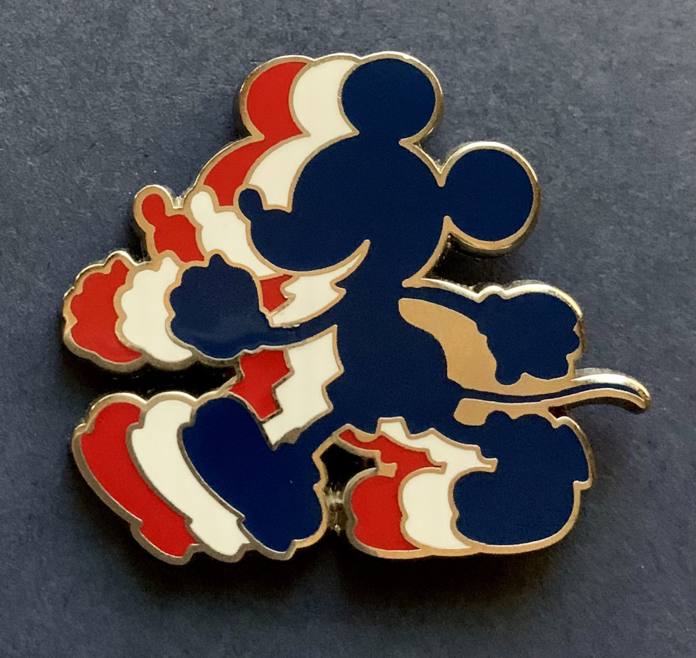 40163 - Red, White & Blue Mickey Silhouettes walking - All American ...