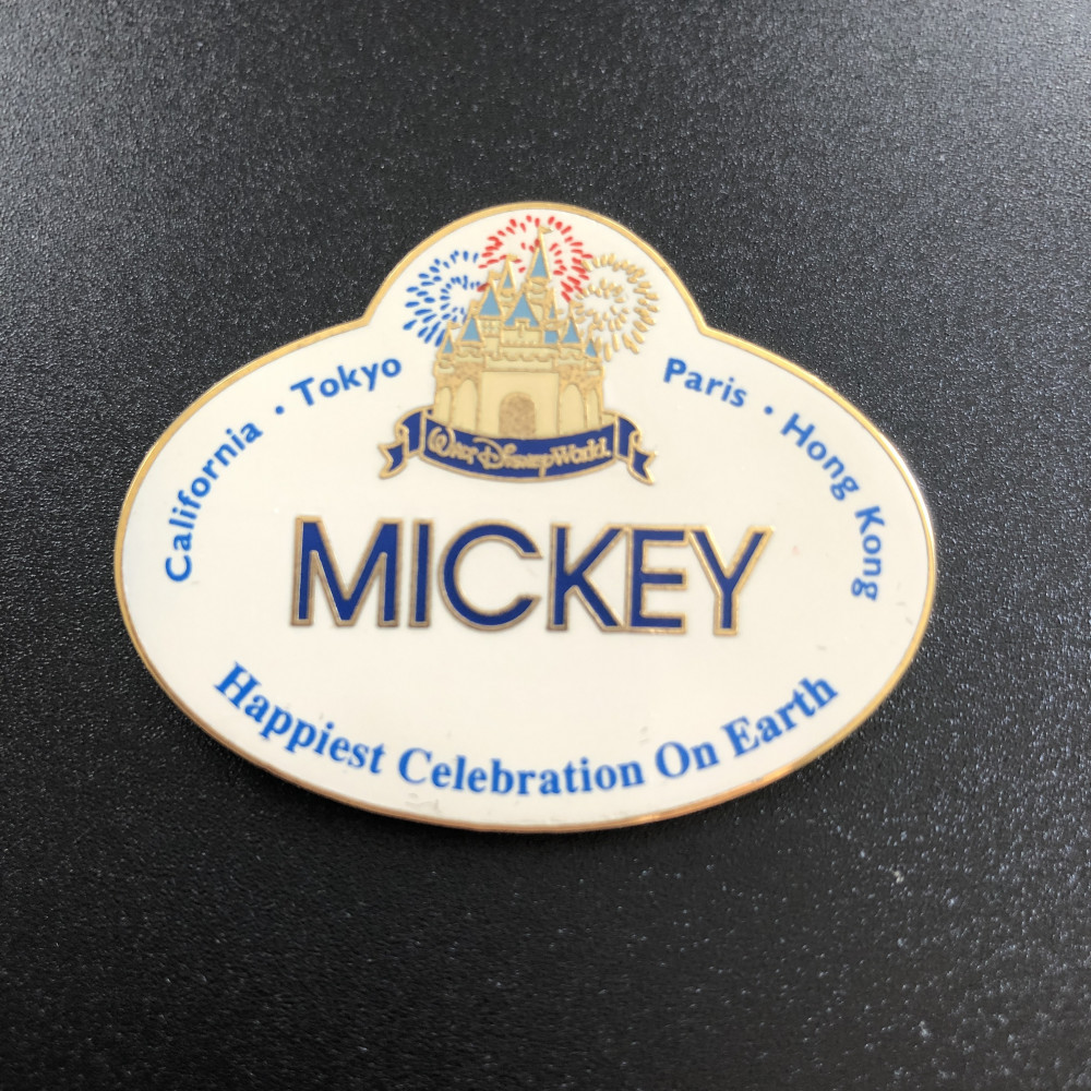 40621 - Mickey Name Tag - Happiest Celebration on Earth - Theme Park ...