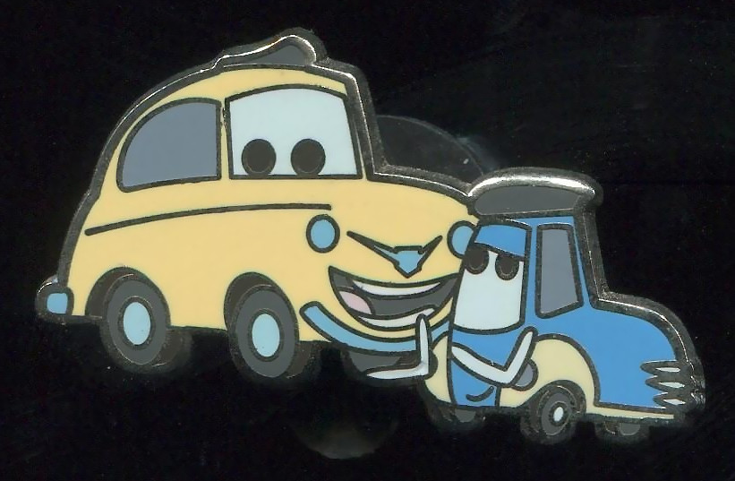 41068 - Luigi & Guido - Pixar Cars - Kitsch Mini 7-Pin Set