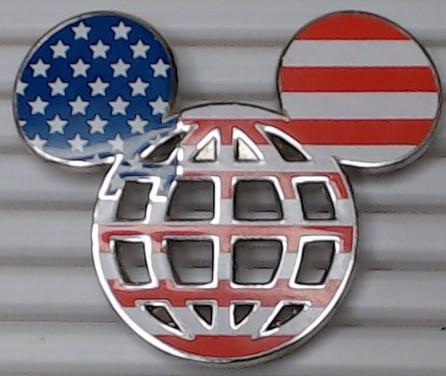 41242 - American Flag Mickey Lattice Icon - Mickey Mouse Icon Lattice ...